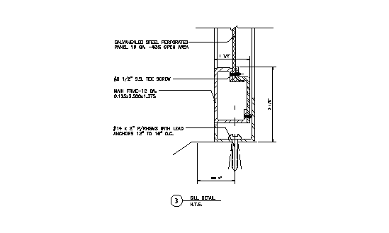 Steel Security Screen Cad